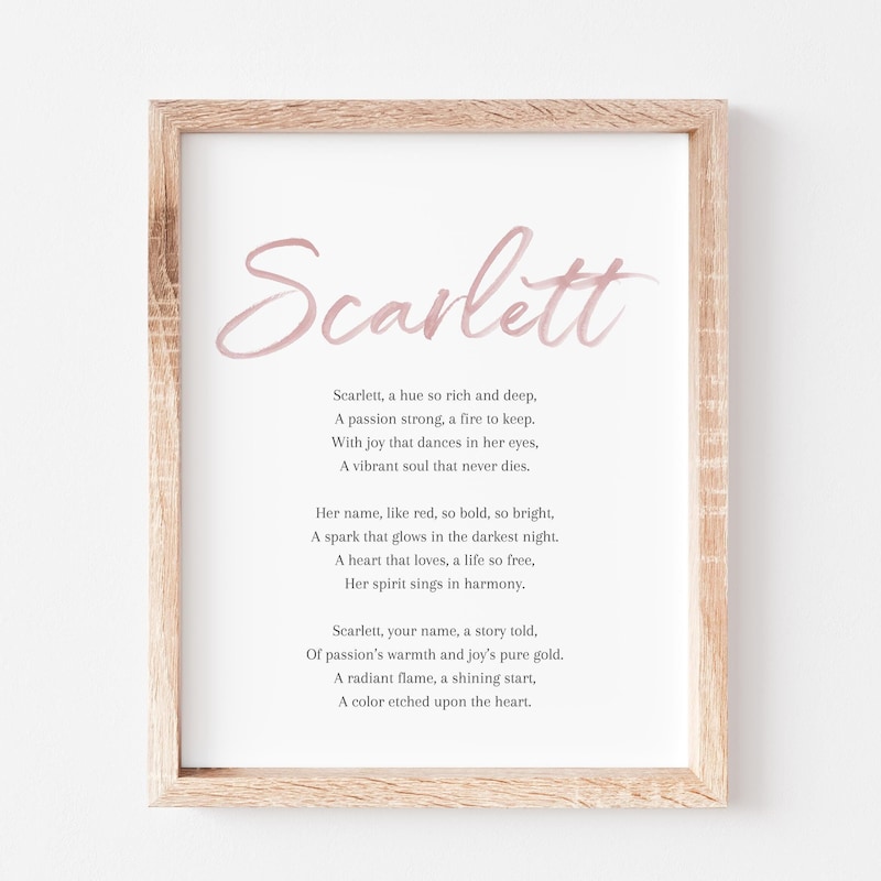 Scarlett Name Gifts - 60+ Gift Ideas for 2025