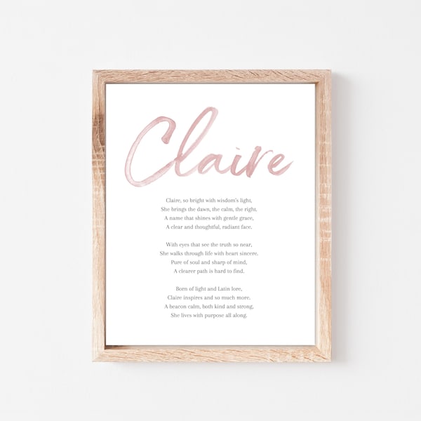 Name Poem - Etsy