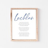 Fiadh - Irish Name Meaning Print - Nursery Print - New Baby - Name ...