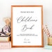 Please Sign Our Childrens Book Sign, Baby Book Poster, Digital Download ...