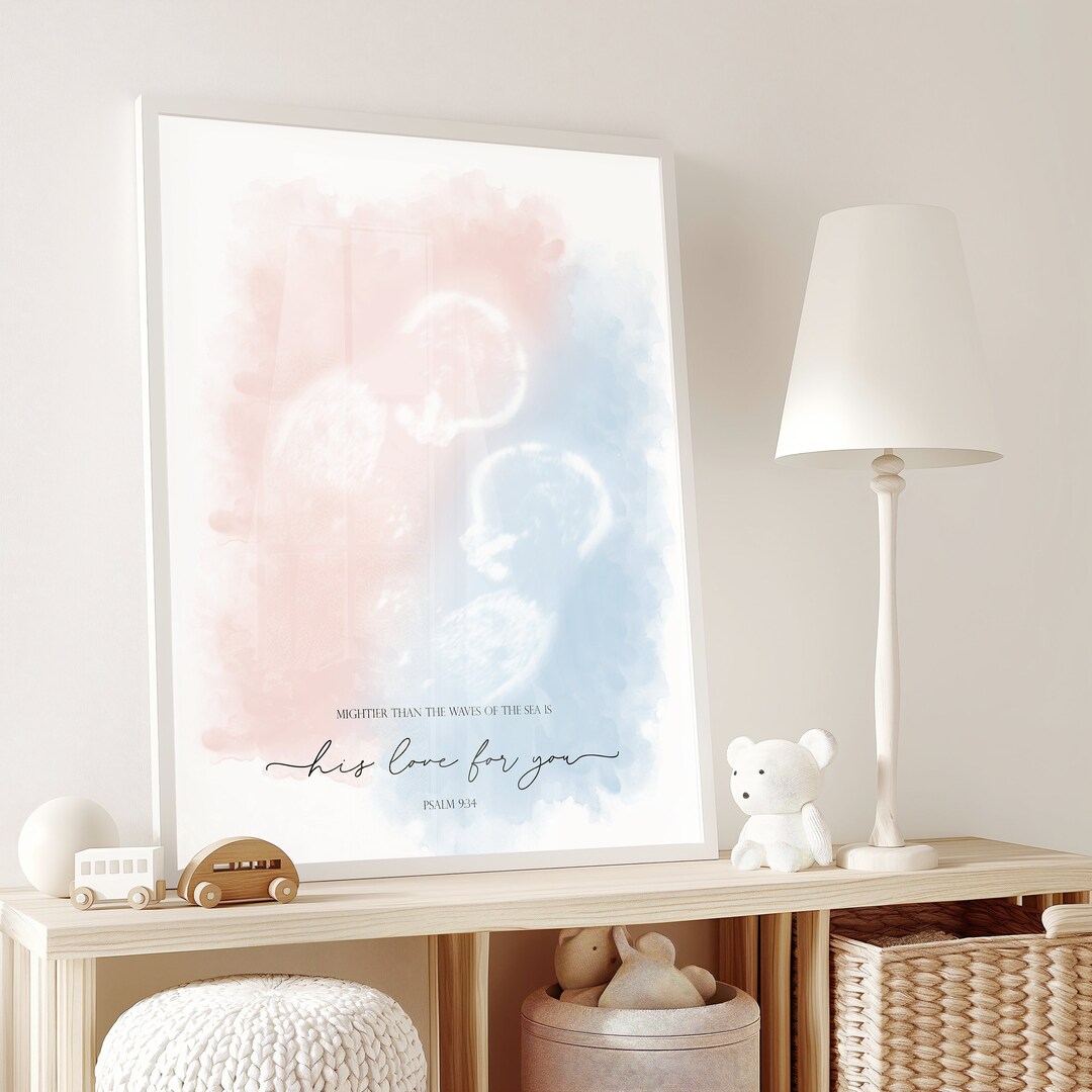 Ultrasound Print Art, Watercolor Ultrasound Print, Custom Birth ...