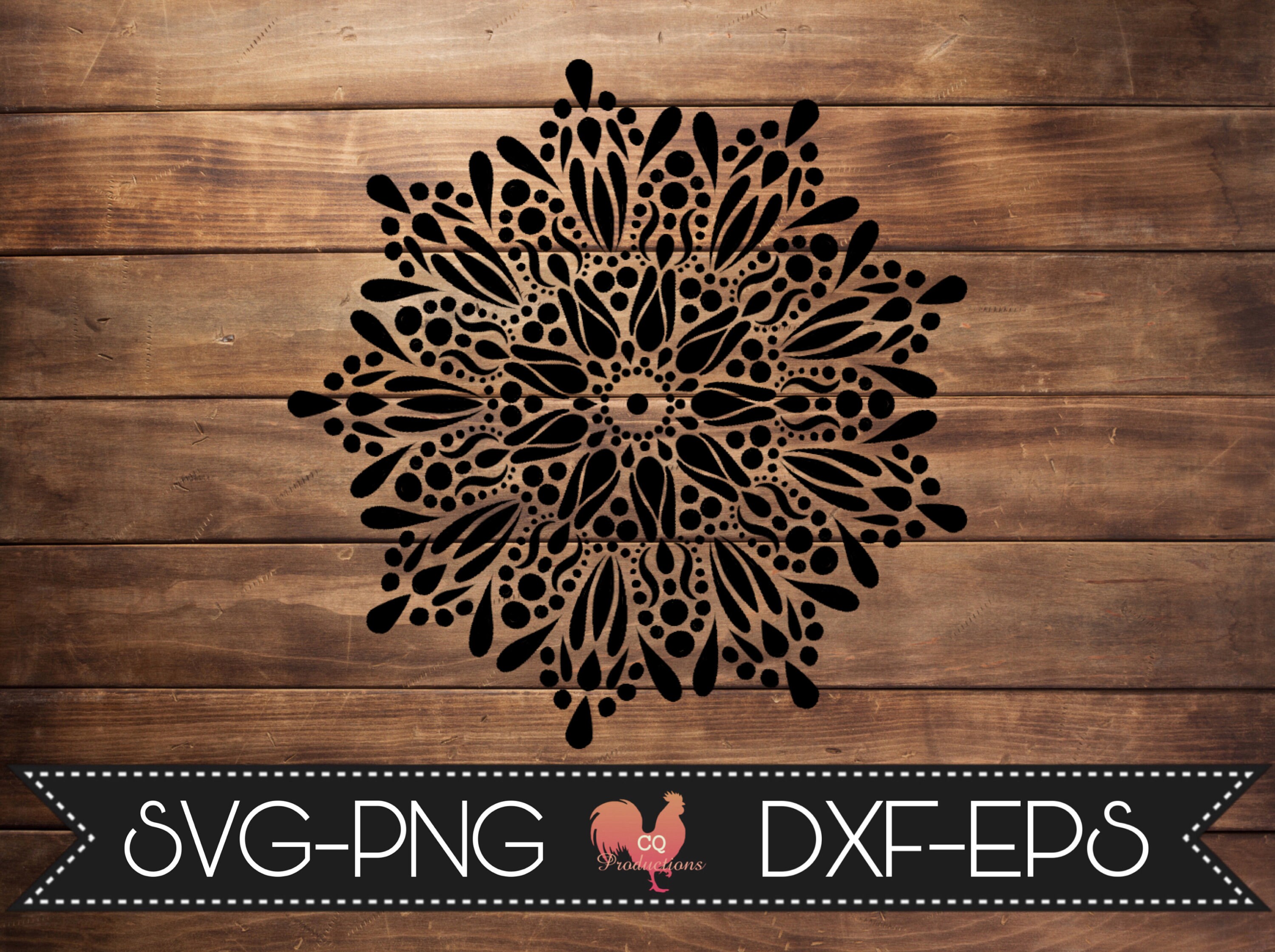 Mandala Stencil Dot Art SVG PNG DXF Eps Dot Art Design - Etsy