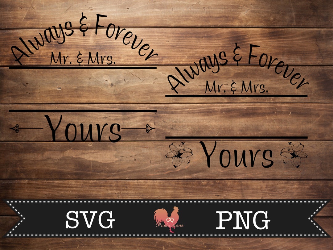 Always and Forever Plus Alphabet SVG PNG Bundle - Etsy