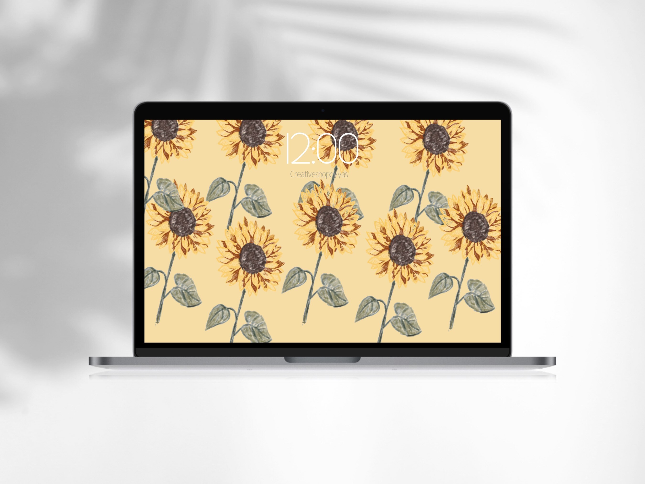 Sunflower Desktop Wallpaper, Sunflower Floral Theme, Floral Desktop ...