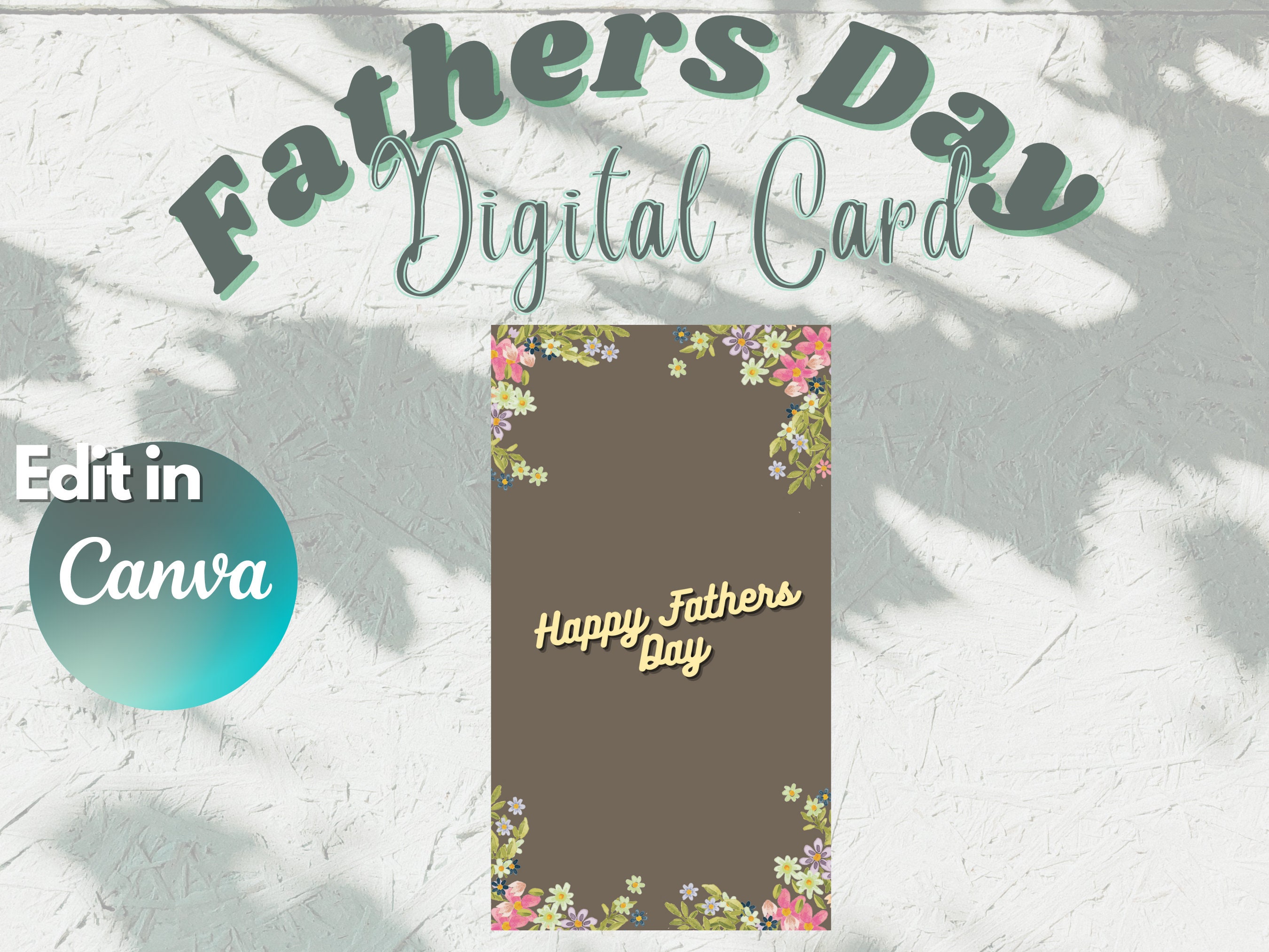 Fathers Day Digital Cards, Digital Download, Special Card for Fathers ...