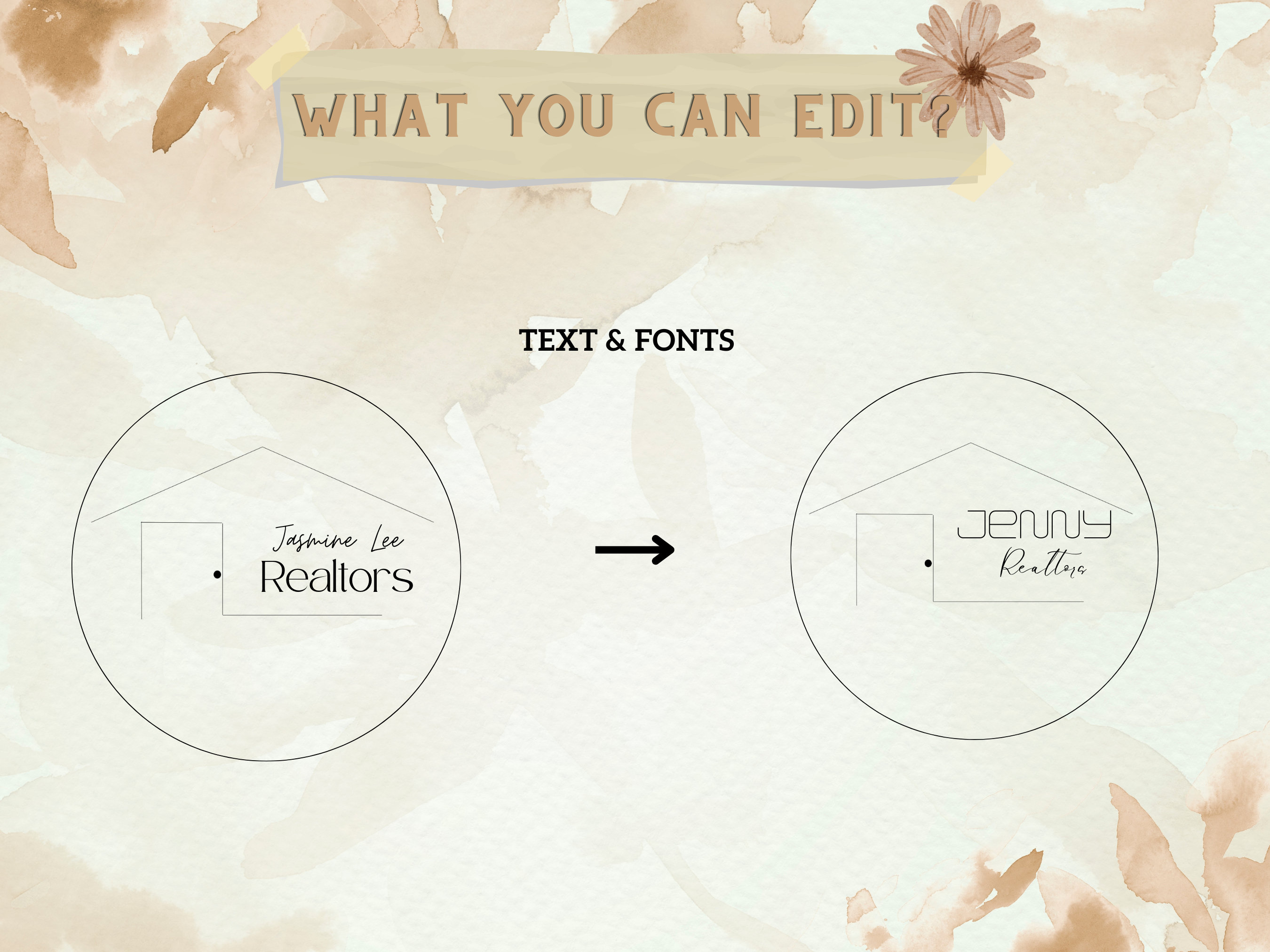 Aesthetic Real Estate Logos, Real Estate Branding, Realtor Logo, House ...