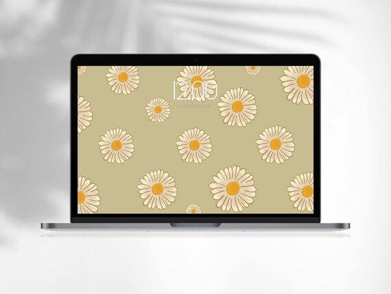 Daisy Wallpaper Digital Wallpaper for Macbook Daisy Digital - Etsy