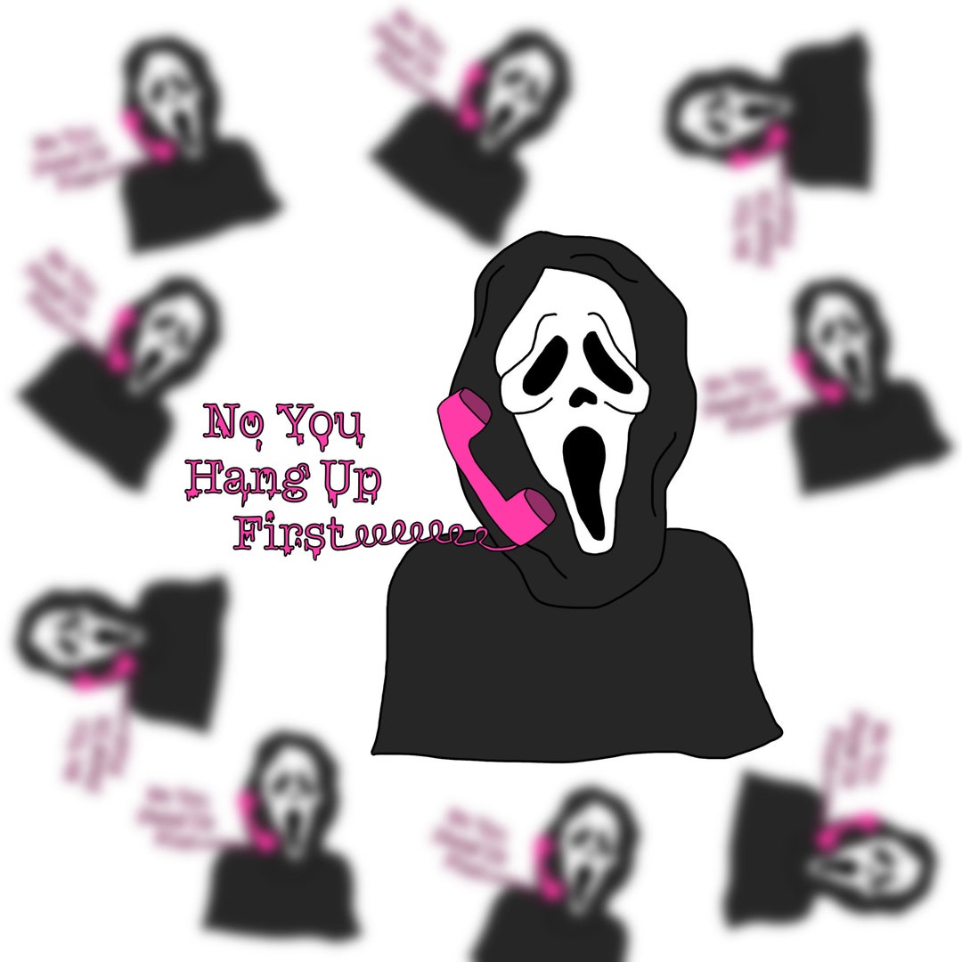 Scream Sticker, Halloween Sticker, Scary Sticker, Movie Sticker, Ghost ...