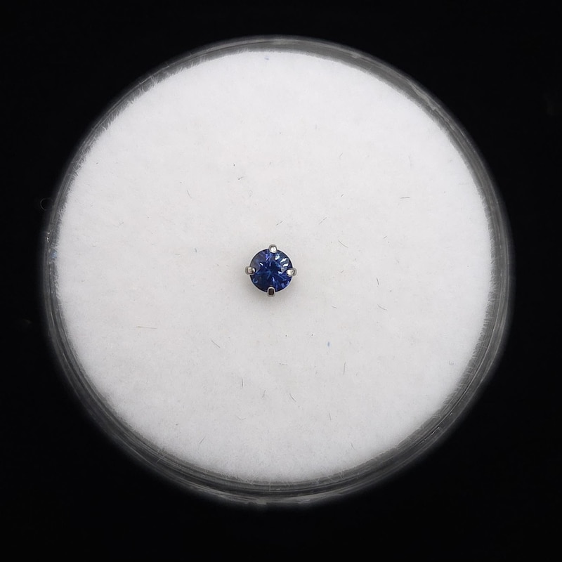 Mens Steel Sapphire Ring - Etsy