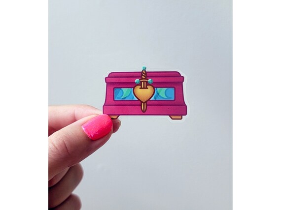 The Heart Box Small Vinyl Sticker With Clear Borders Movie - Etsy