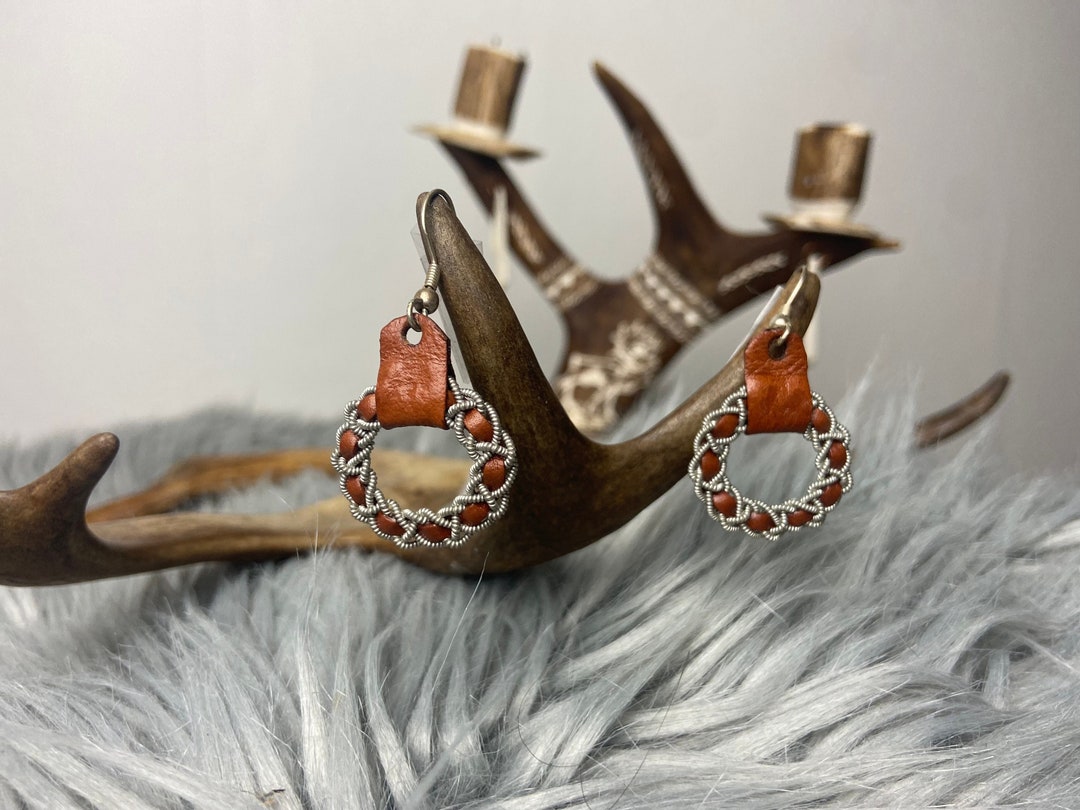 Sámi Pewter Earrings Kránssa - Etsy