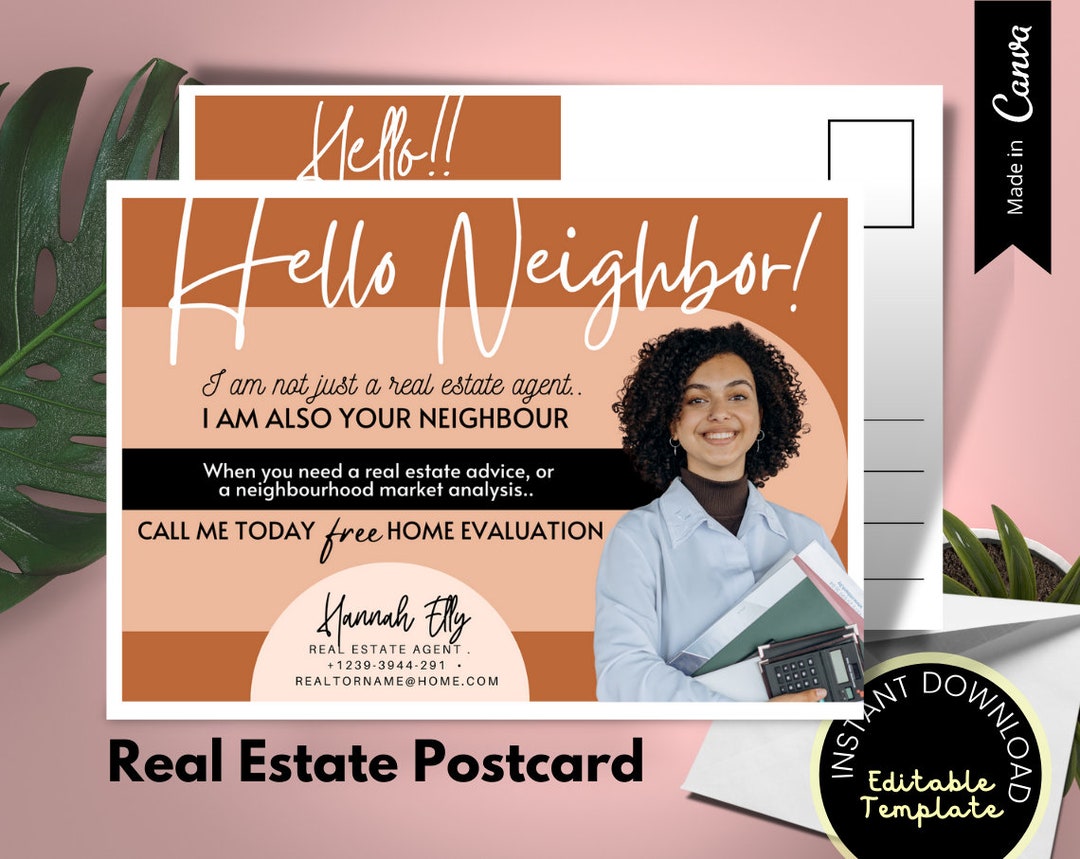 Real Estate Postcard, Hello Neighbor Card, I Have Buyers Card, Realtor ...