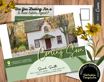 Coming Soon Real Estate Postcard - Etsy