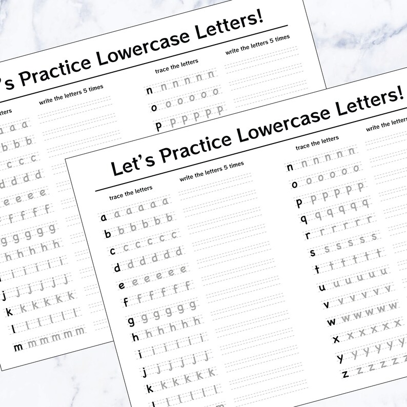 Printable Handwriting Worksheets - Lowercase Handwriting Printables ...