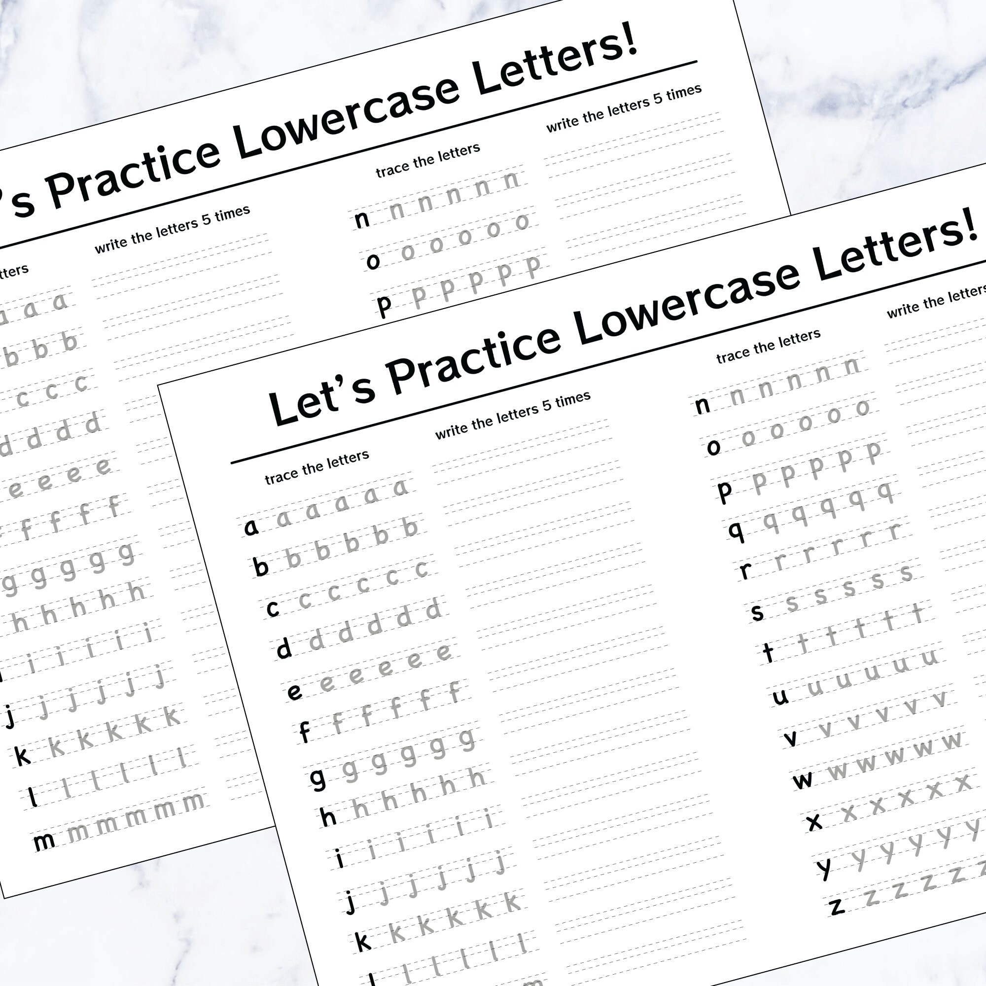 Printable Handwriting Worksheets - Lowercase Handwriting Printables ...