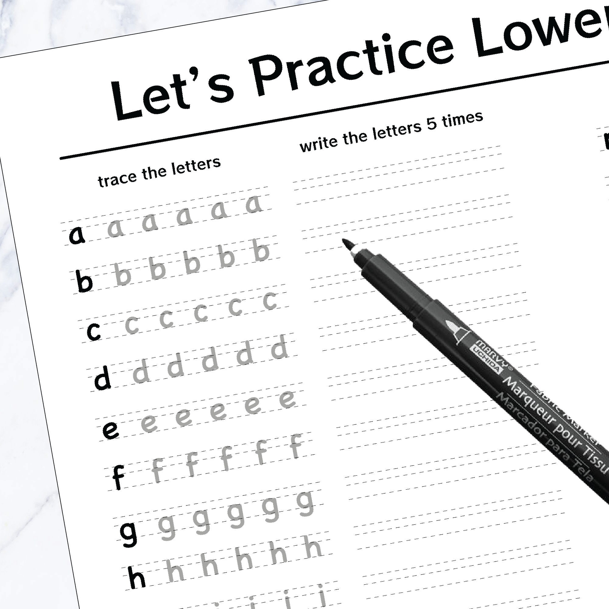Printable Handwriting Worksheets - Lowercase Handwriting Printables ...