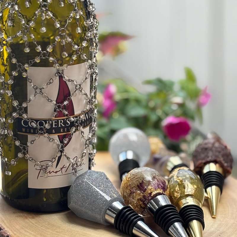 Flower Wine Stopper - Etsy