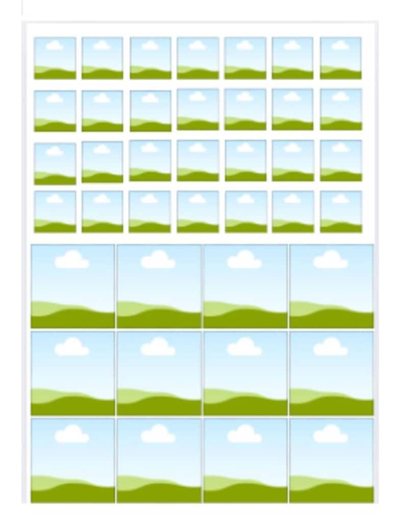 Photo Template for 1x1,2x2,id and Wallet Size - Etsy