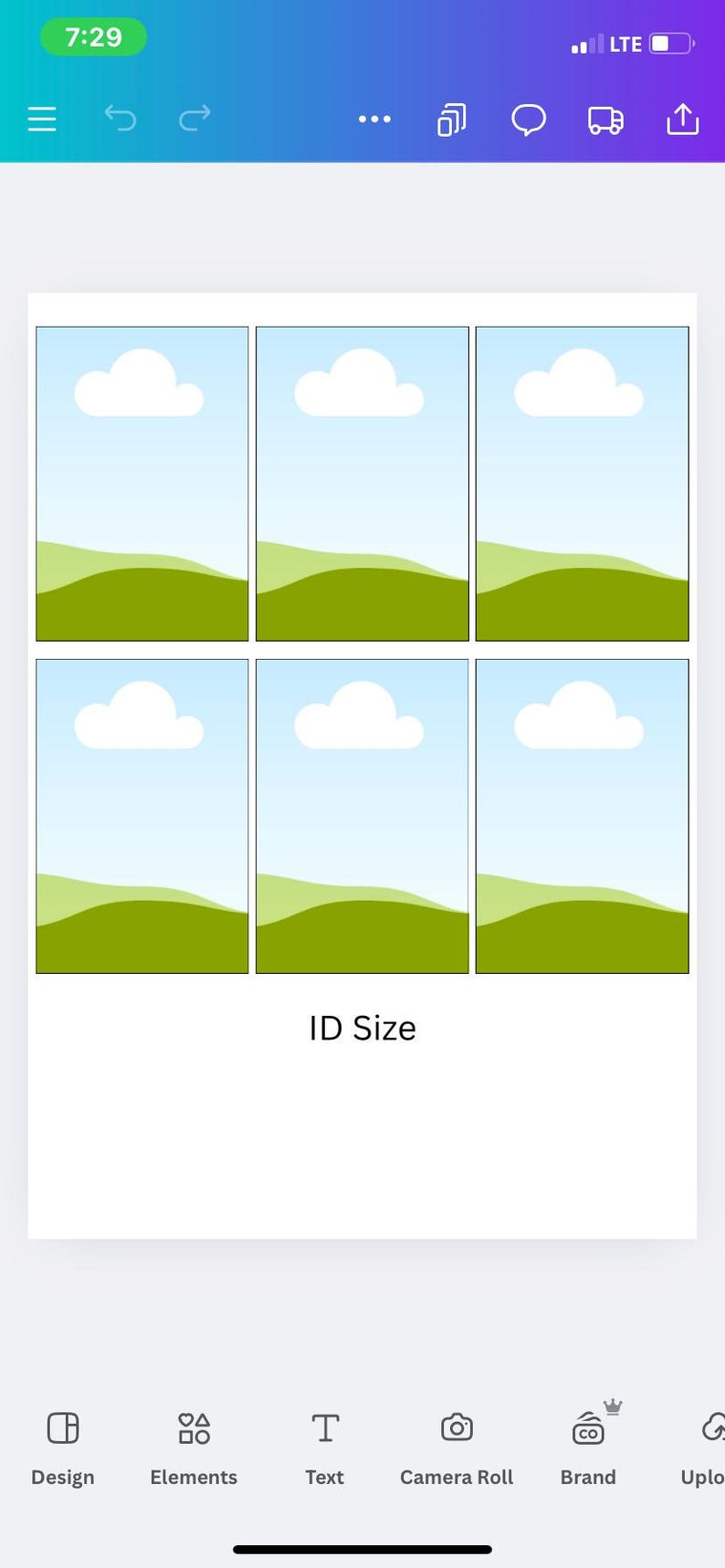 Photo Template for 1x1,2x2,id and Wallet Size - Etsy