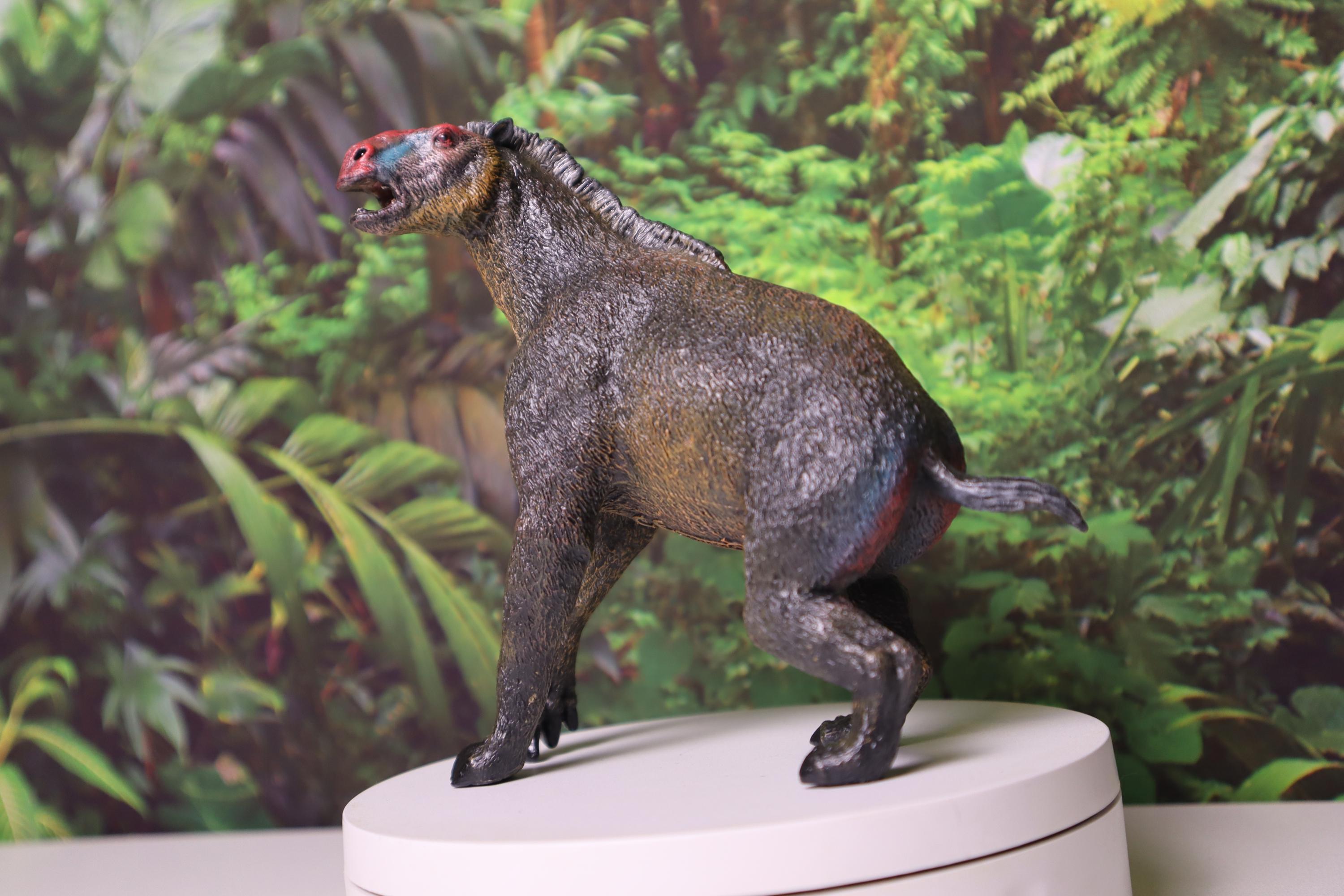 Moropus "royal Mandrill" One of a Kind Repainted Prehistoric Mammal ...