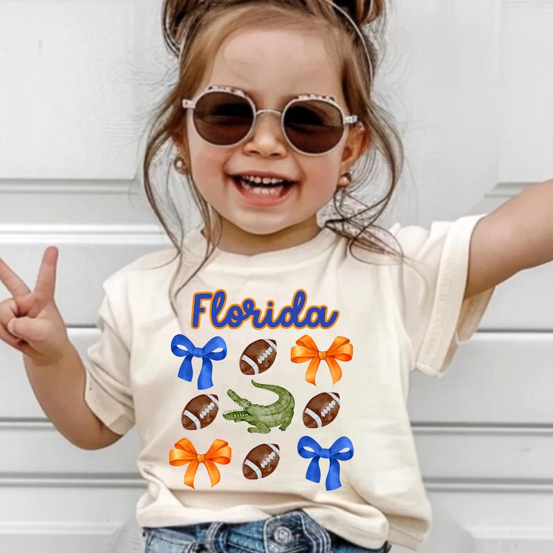 Kids Game Day Shirt Gators - Etsy UK