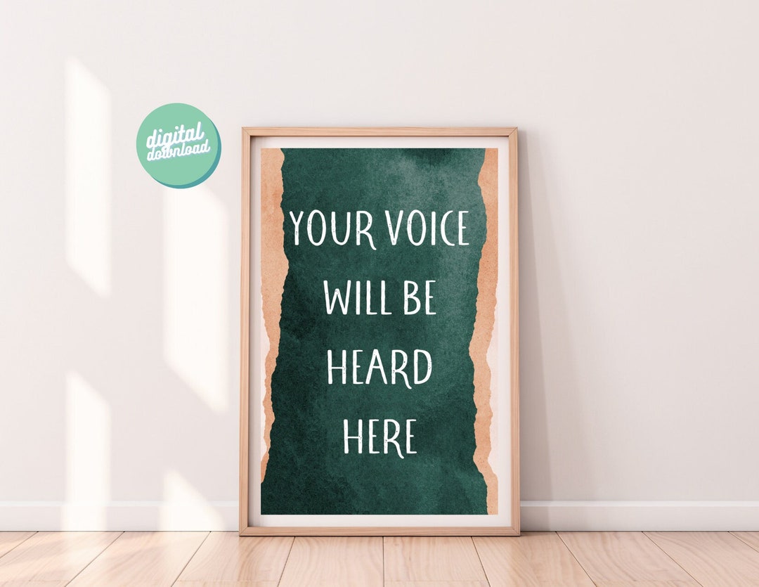 Speech Poster, Speech Room Decor, Speech Printable, Speech Wall Art ...
