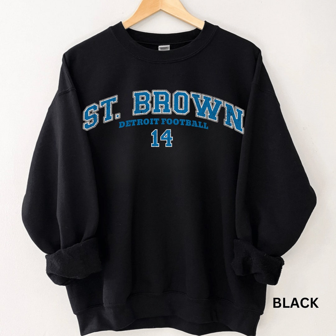 Amon-ra St. Brown Sweatshirt, St. Brown Shirt, Detroit Football ...