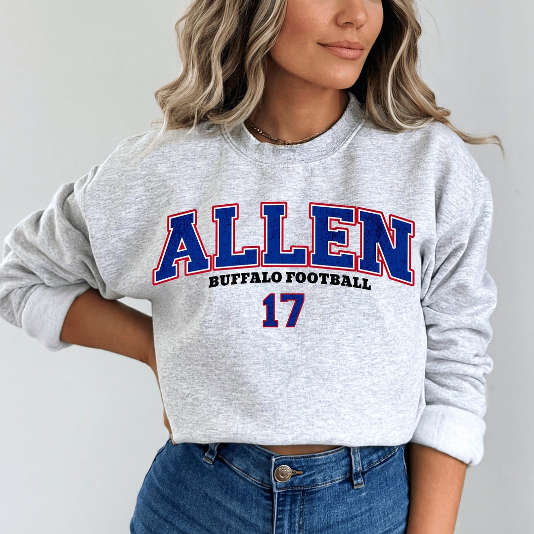 Josh Allen Sweatshirt, Buffalo Football Sweatshirt, Vintage Style ...