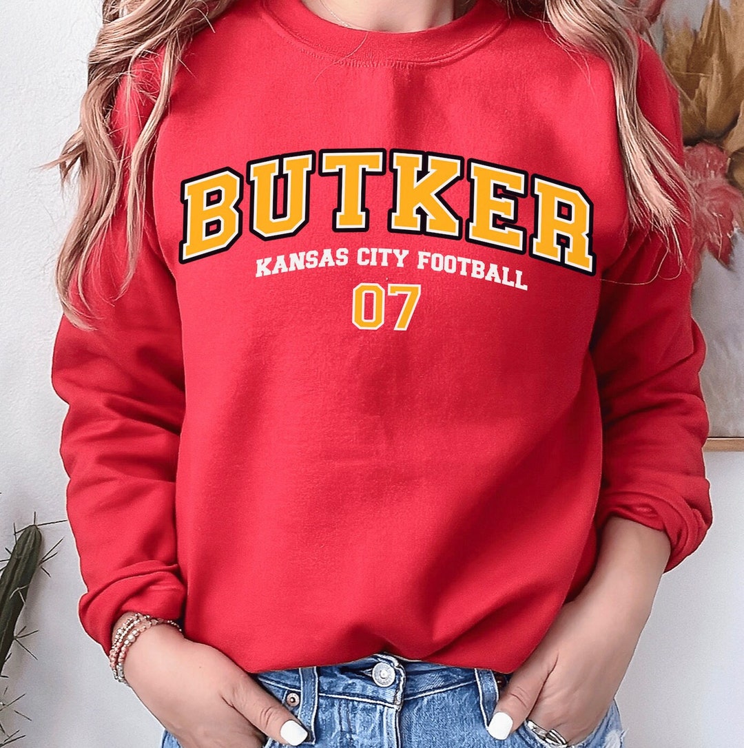 Harrison Butker Sweatshirt, Butker Kansas City Football Crewneck ...