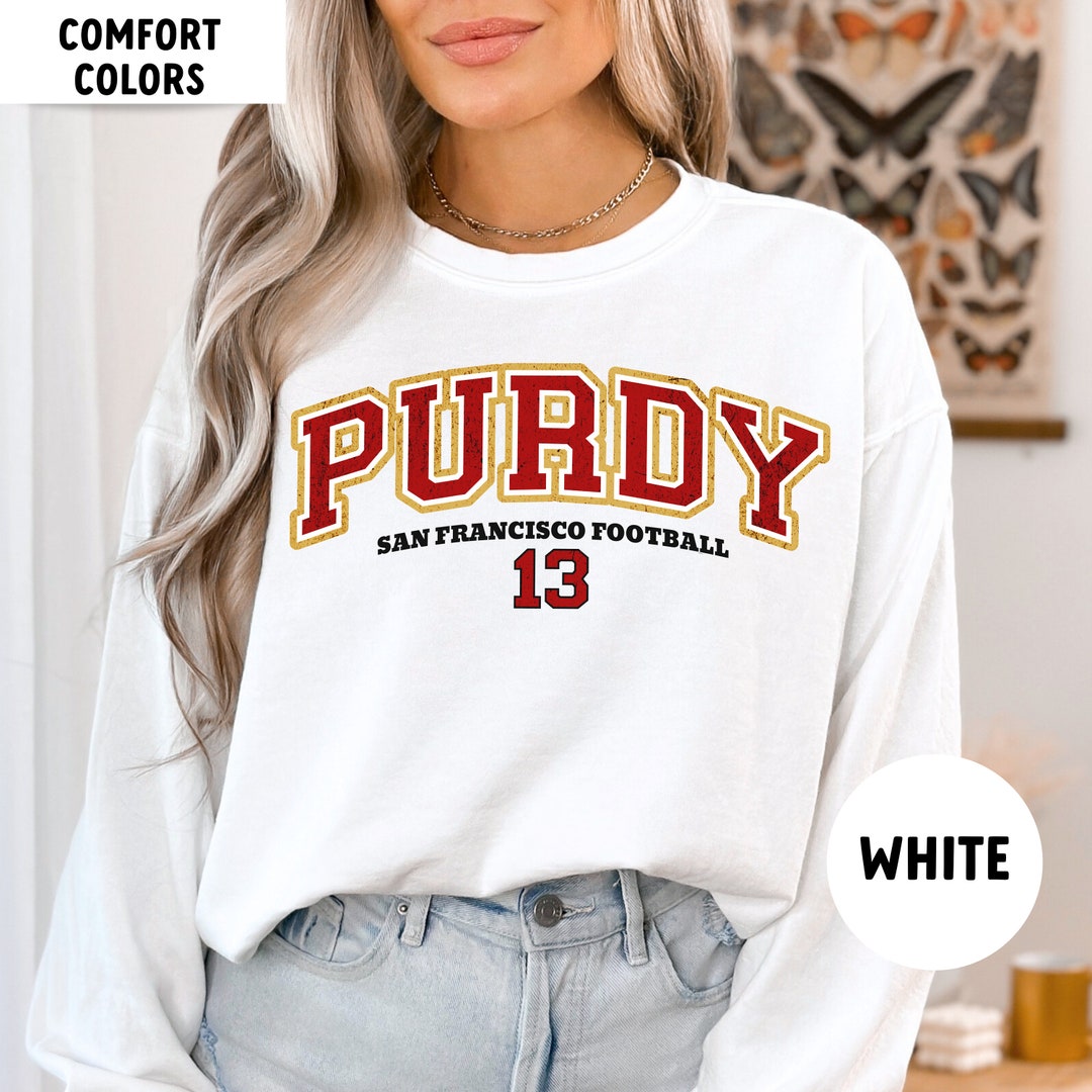 Comfort Colors Brock Purdy Sweatshirt, San Francisco Football ...