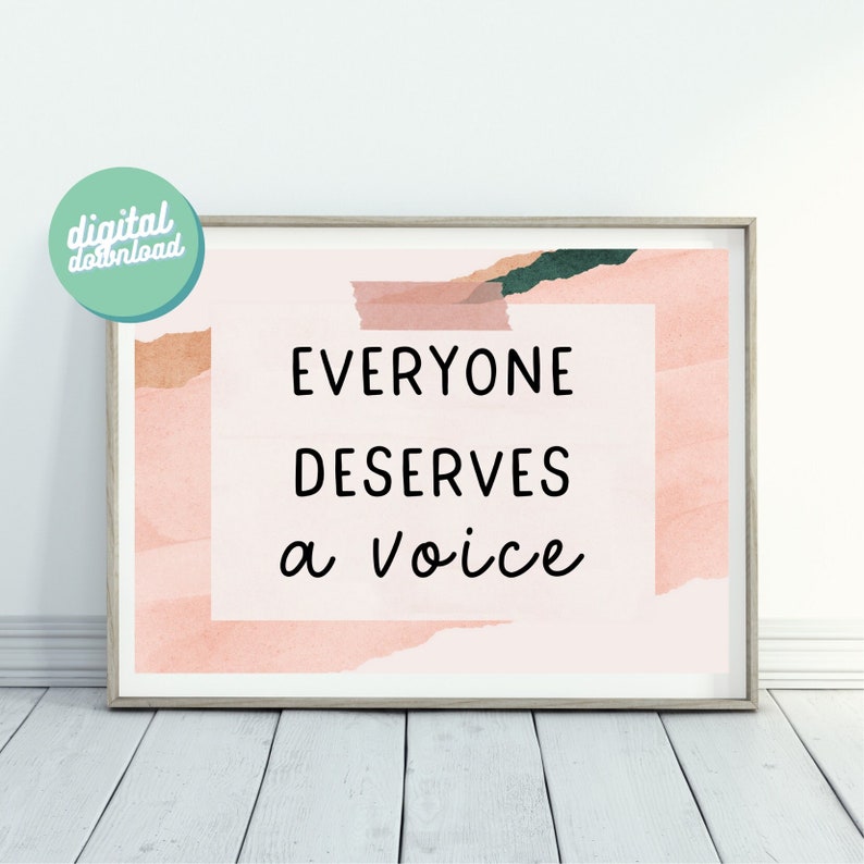 Speech Poster, Speech Room Decor, Speech Printable, Speech Wall Art ...
