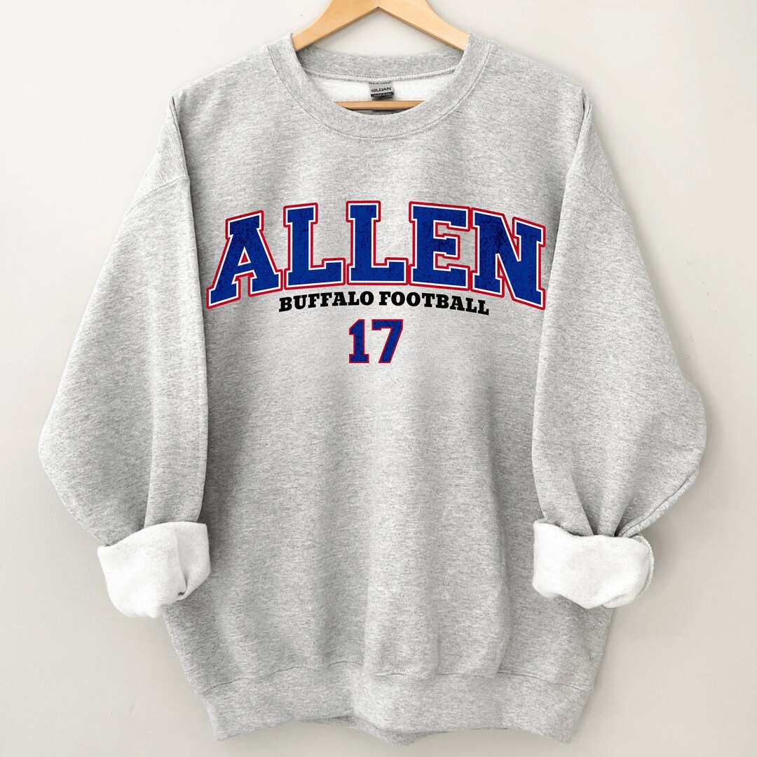 Josh Allen Sweatshirt, Buffalo Football Sweatshirt, Vintage Style ...