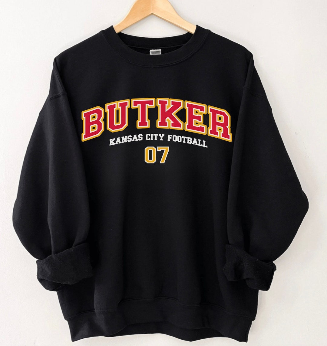 Harrison Butker Sweatshirt, Butker Kansas City Football Crewneck ...