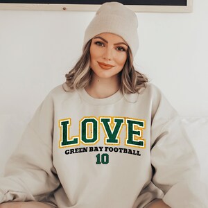 Jordan Love Sweatshirt, Jordon Love Shirt, Green Bay Football ...