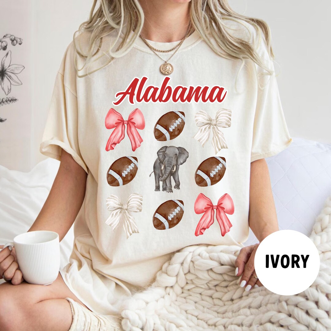 Alabama Football Shirt, Comfort Colors Alabama, College Game Day Shirt ...