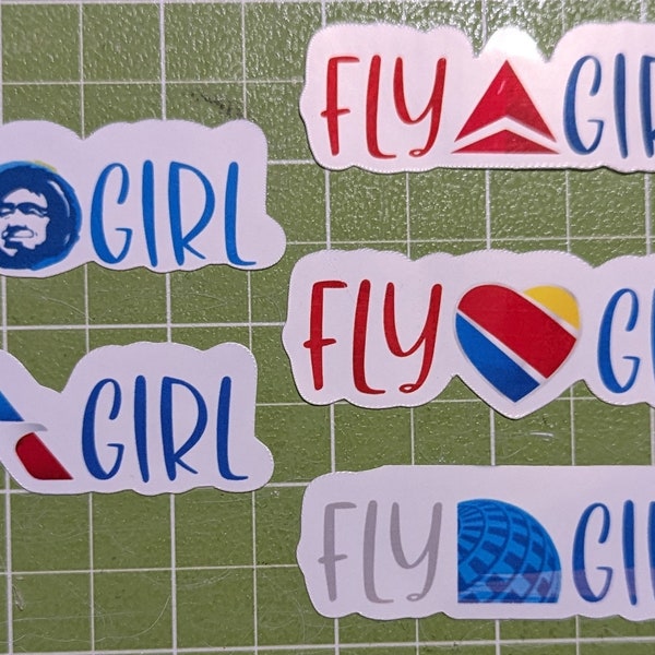 Flight Attendant Stickers - Etsy