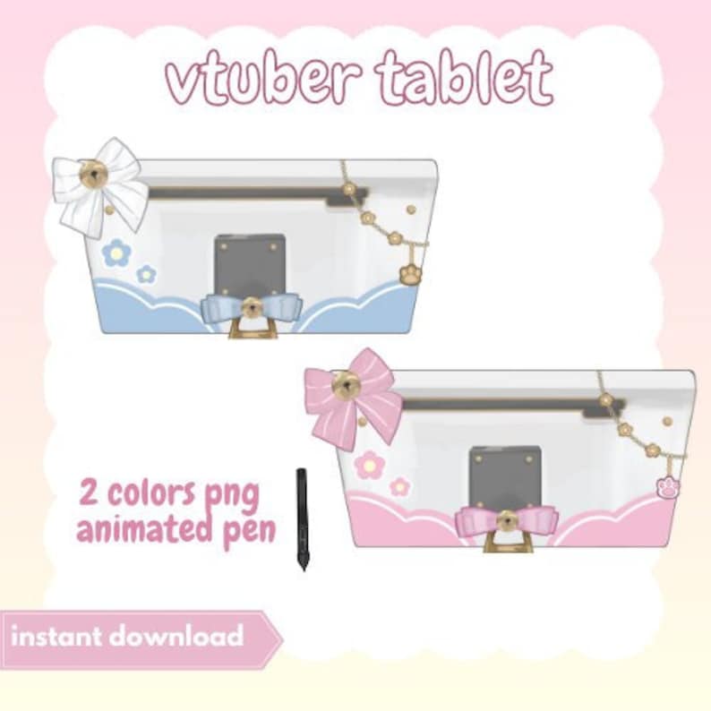 Cute Cat Kawaii Aesthetic | Vtuber Graphic Drawing Tablet Asset ...