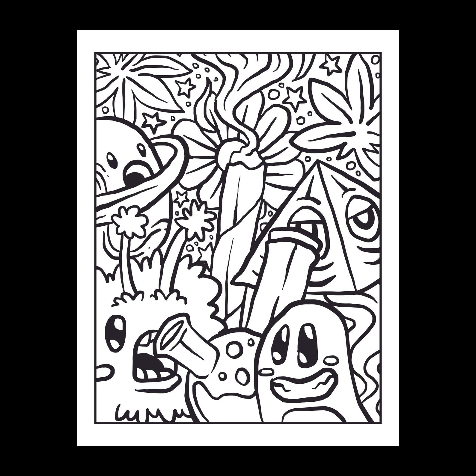 10 Dope Coloring Pages for Adults - Etsy