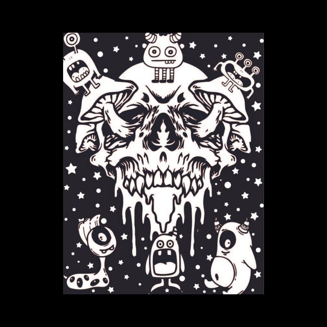 10 Psychedelic Coloring Pages - Etsy