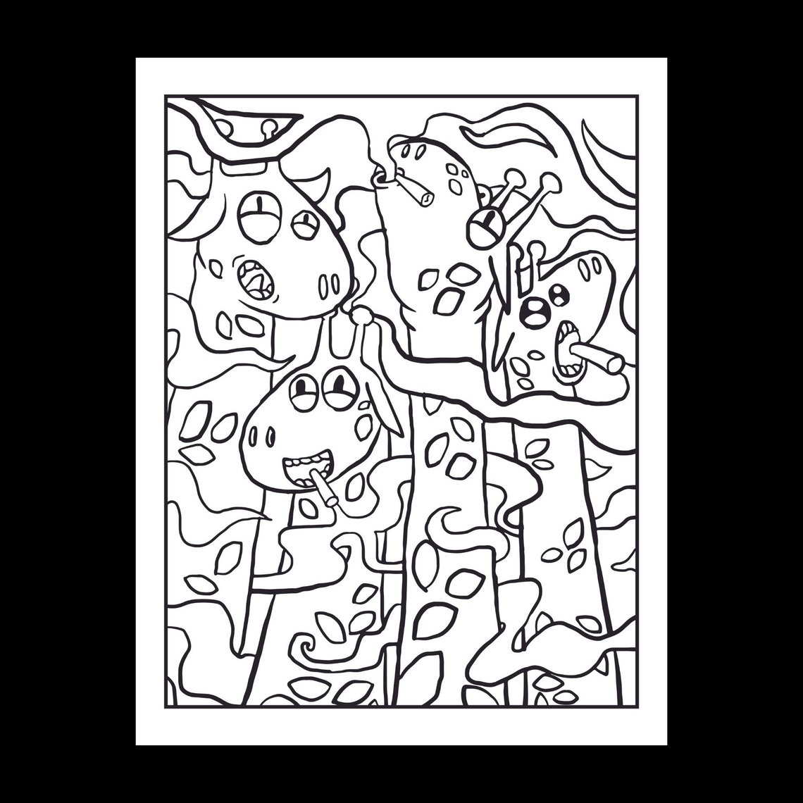 Dope Adult Coloring Pages - Etsy