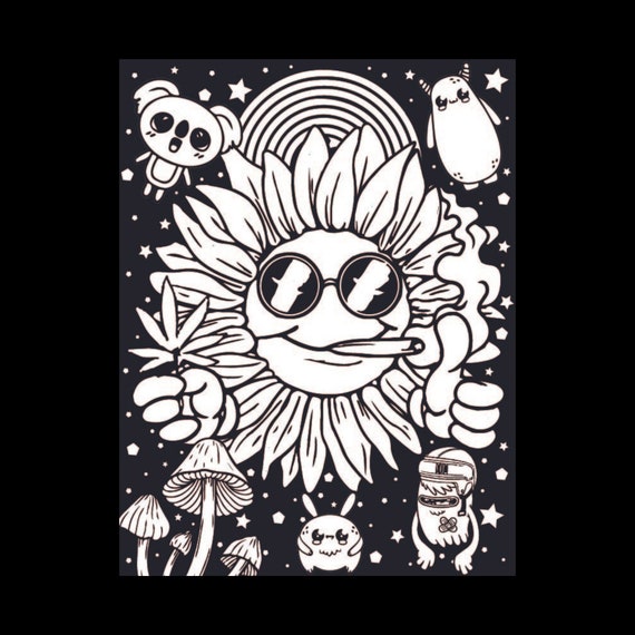 Peace Graffiti Coloring Pages