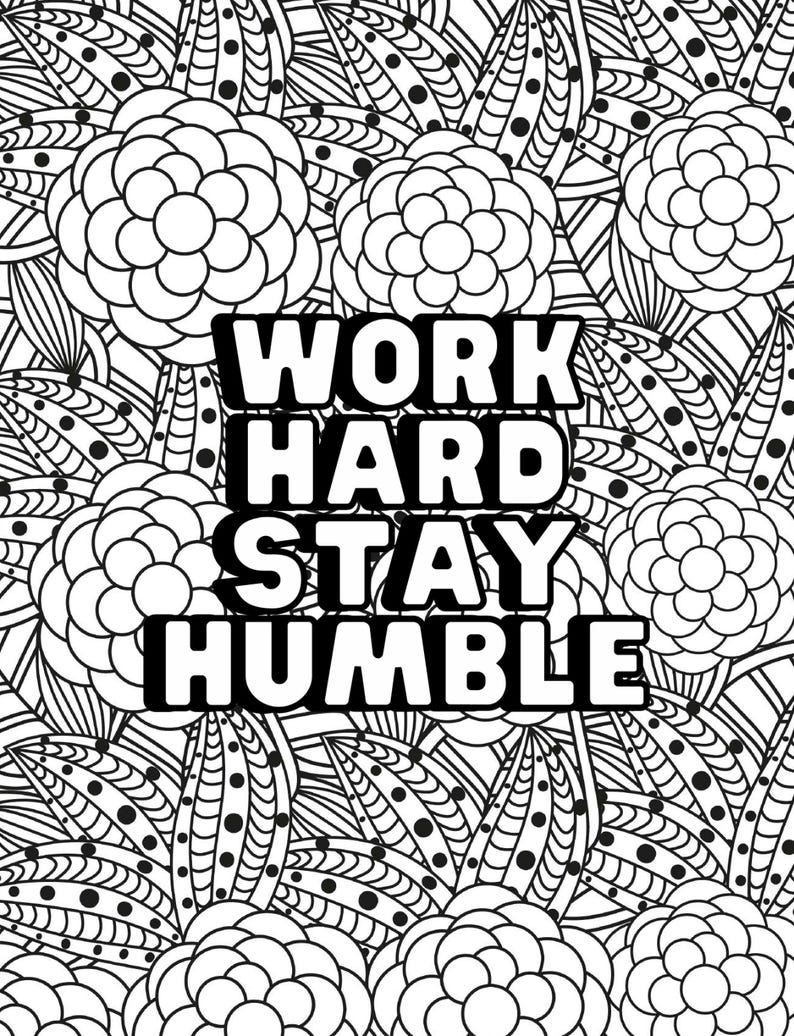 15 Positive & Inspirational Quotes for Dreamers / Digital Coloring ...