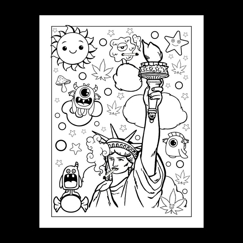 5 Rad Coloring Pages for Adults - Etsy