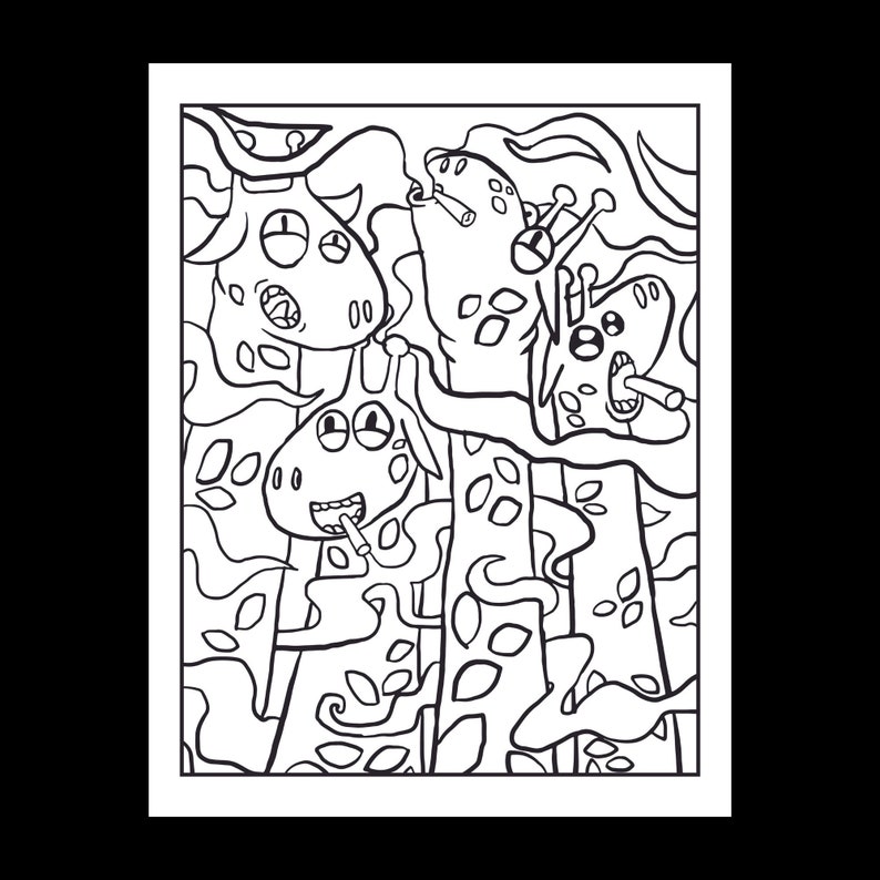 10 Dope Coloring Pages for Adults - Etsy