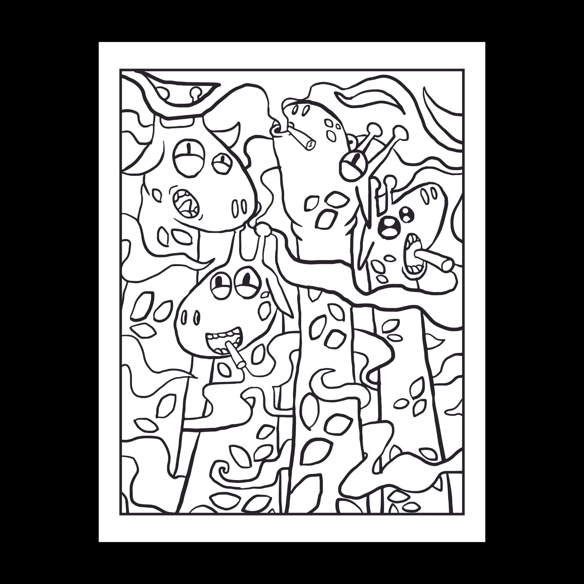 10 Dope Coloring Pages for Adults - Etsy