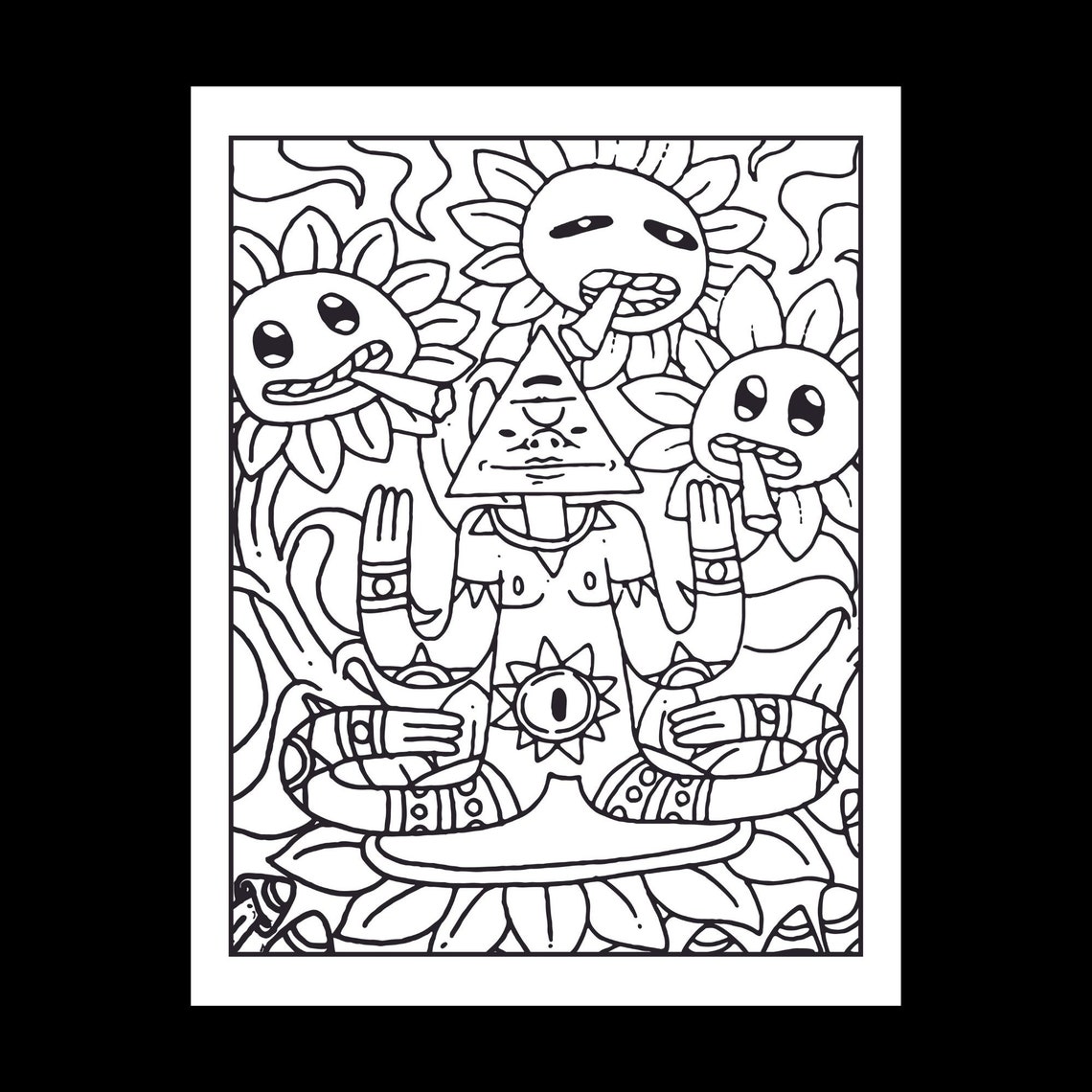 10 Dope Coloring Pages for Adults - Etsy