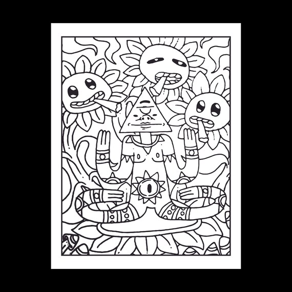 10 Dope Coloring Pages for Adults - Etsy