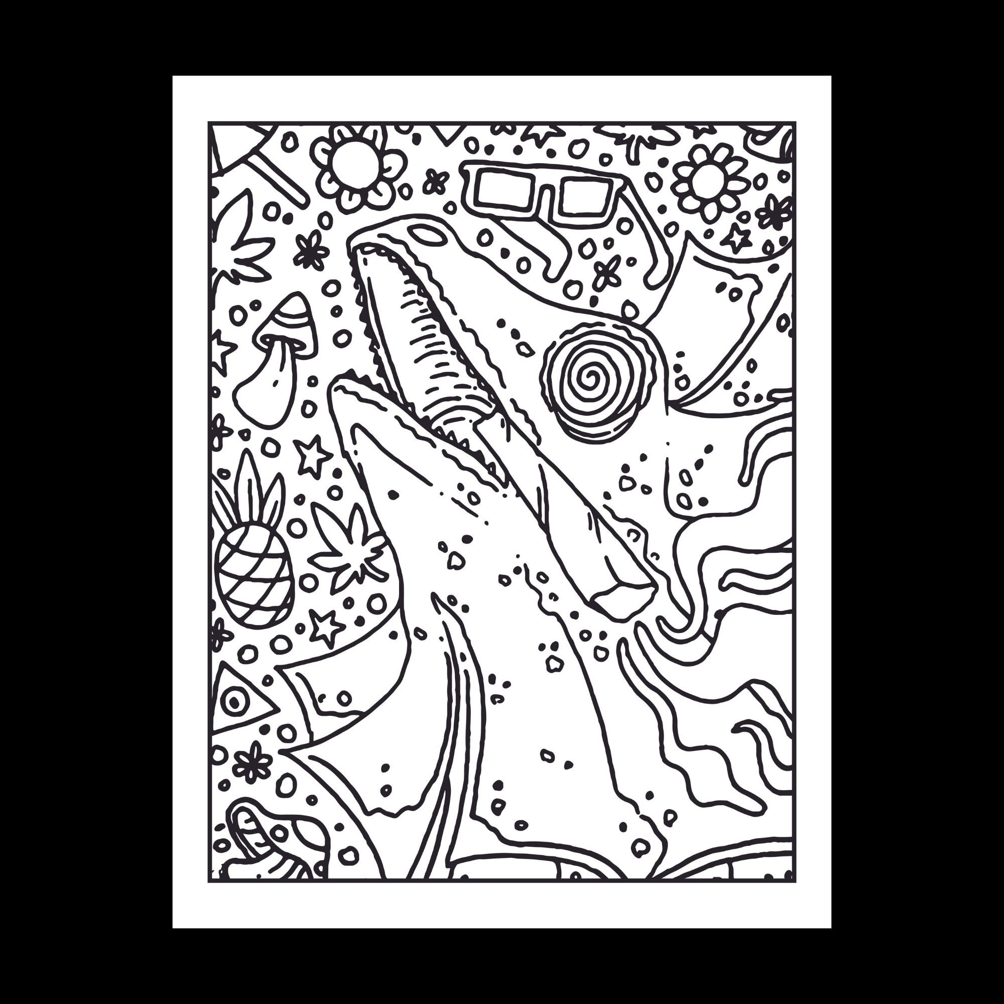 10 Dope Coloring Pages for Adults - Etsy