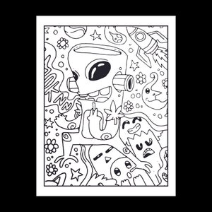 10 Dope Coloring Pages for Adults - Etsy