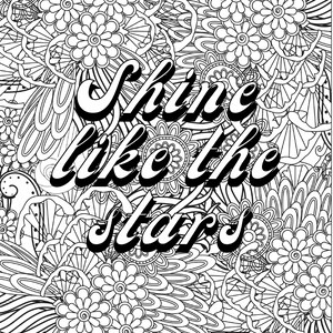 15 Positive & Inspirational Quotes for Dreamers / Digital Coloring ...